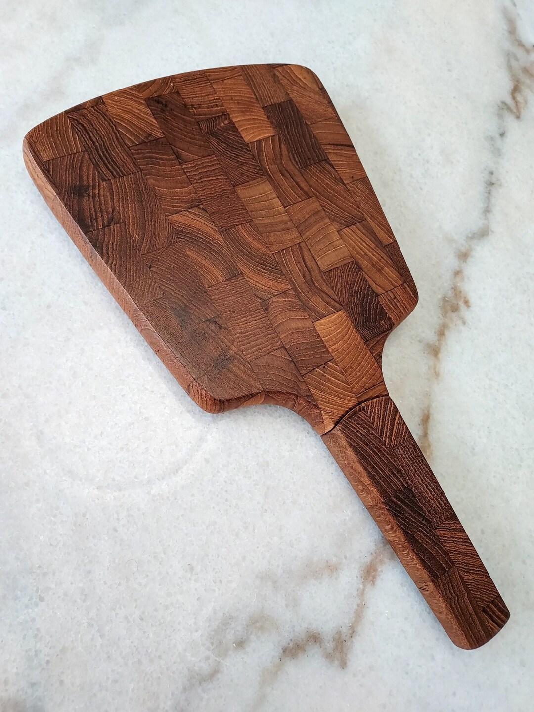 Dansk Teak Mcm Butcher Block Wood Danish Modern Cheeseboard W/ Knife ...