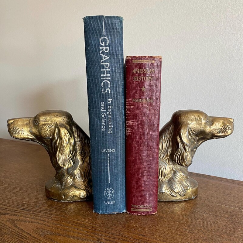 Dog Bookends - Etsy