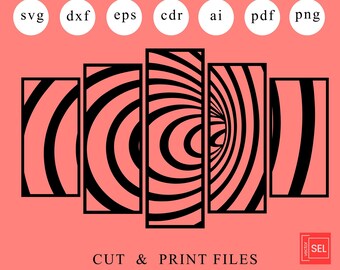 Mountain Dxf Files Mountain Laser Cut Mountain Svg File for Cricut ...
