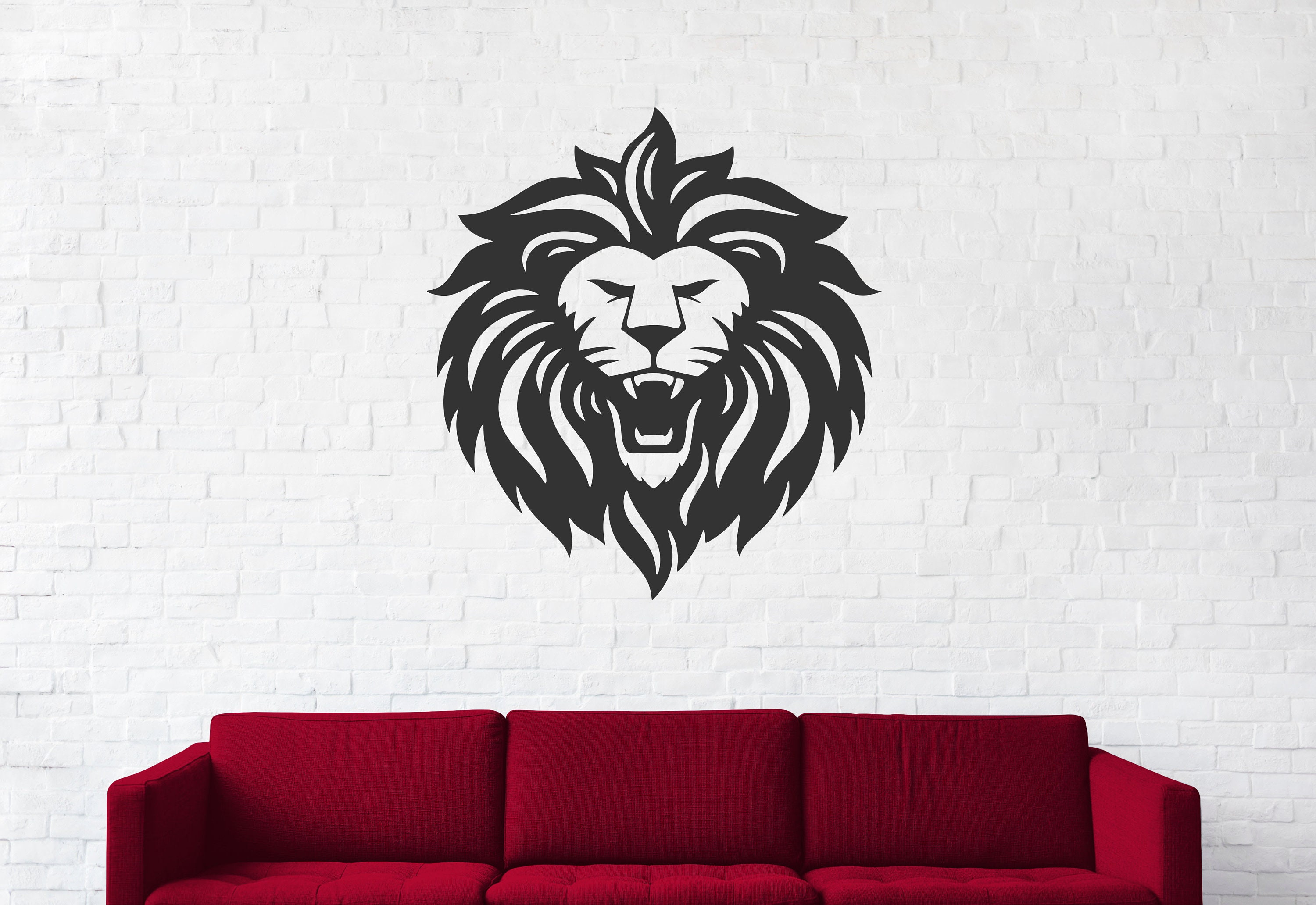 King of the Beasts Dxf Files Lion Laser Cut Leo Svg File for - Etsy