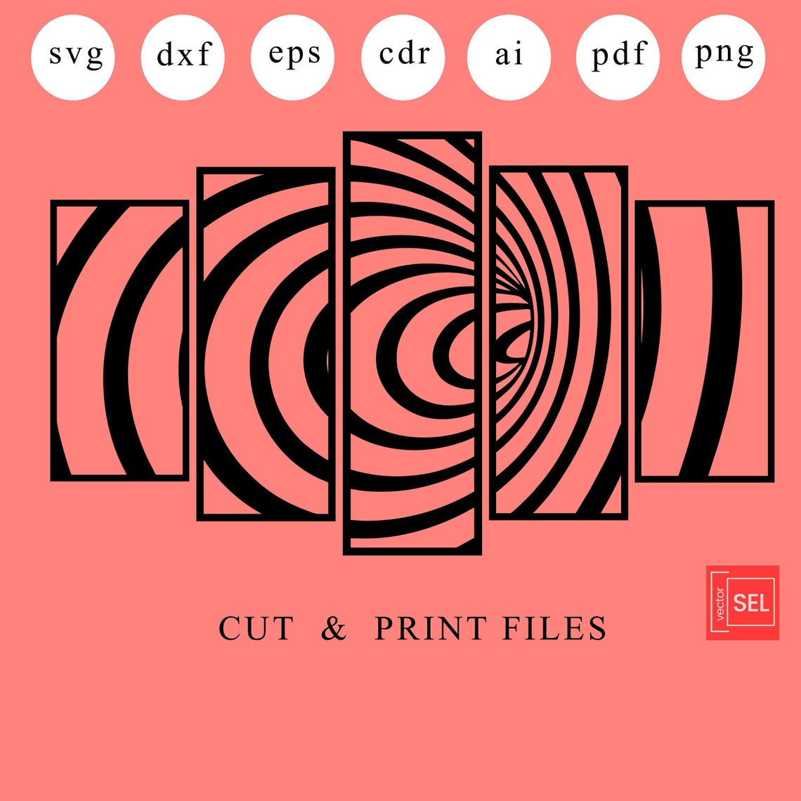 3D Swirl Dxf Files 3D Helical Laser Cut 3D Spiral Svg File for Cricut ...