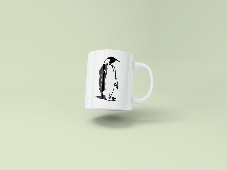 Penguin Dxf Files, Aquatic Bird Laser Cut, Flightless Bird Svg File for ...