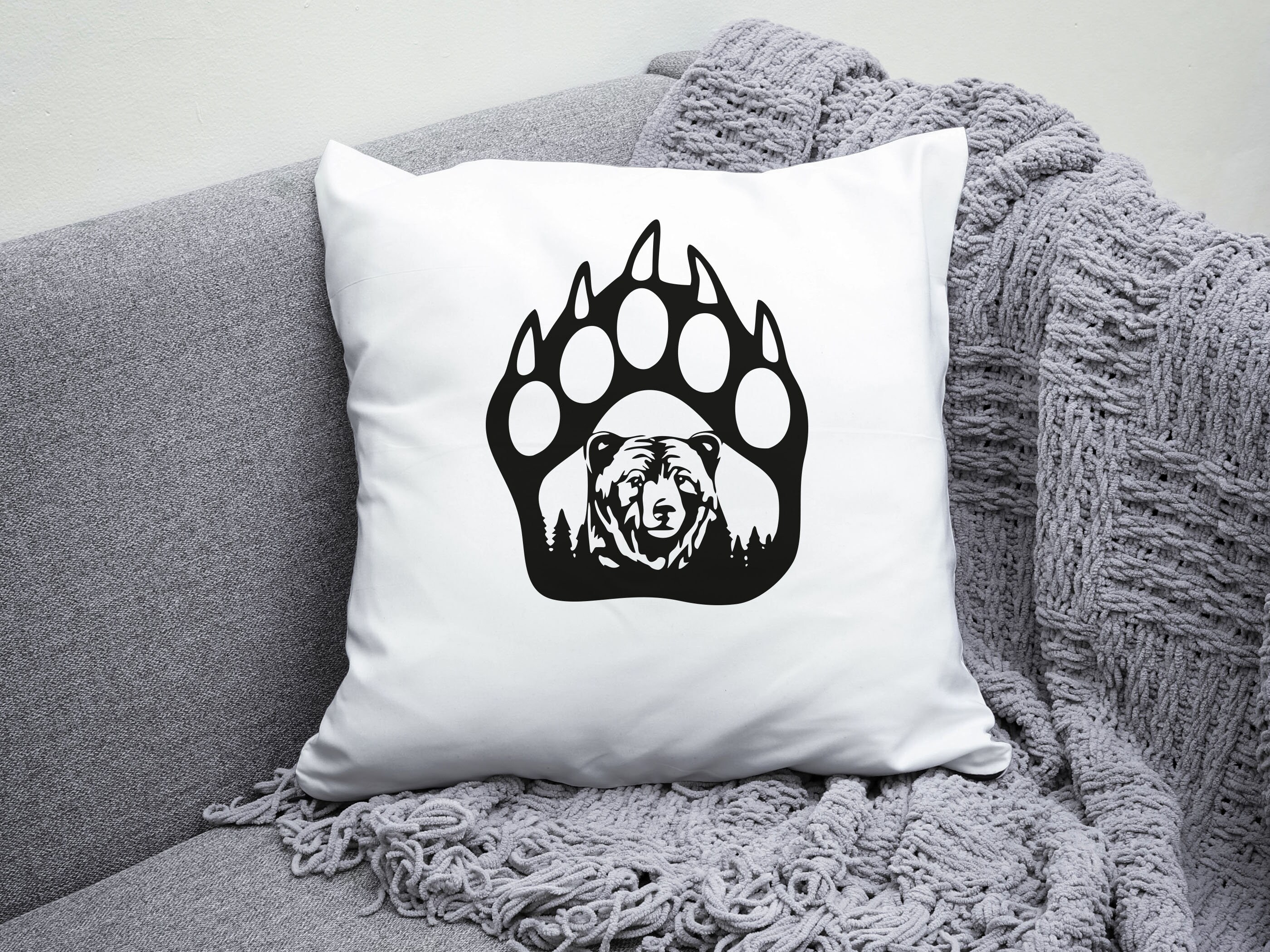 Bear Dxf Files Bear Laser Cut Bear Animal Svg File for Cricut Bear ...