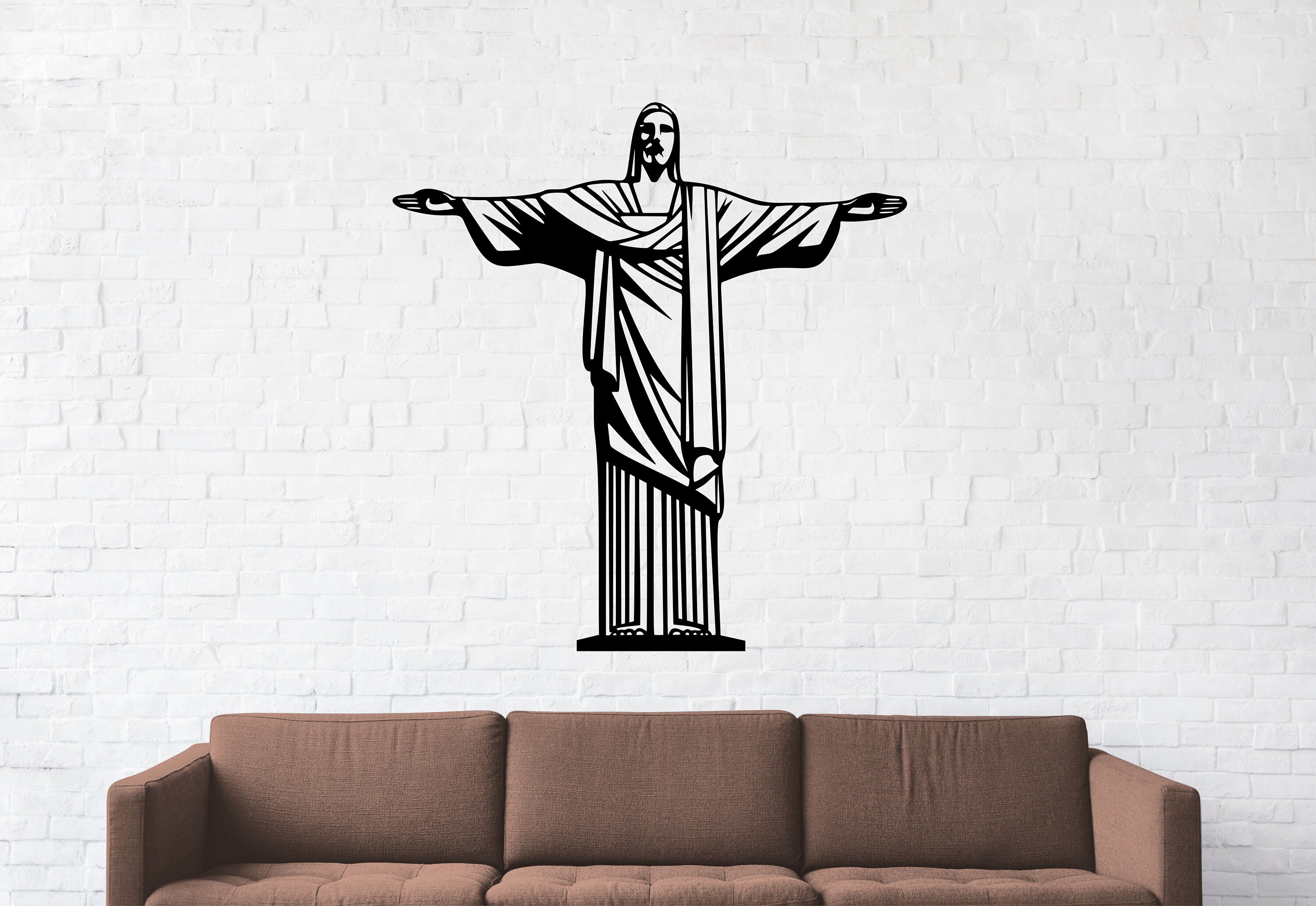 Jesus Christ the Redeemer Dxf Files Jesus Christ Laser Cut Jesus Svg ...