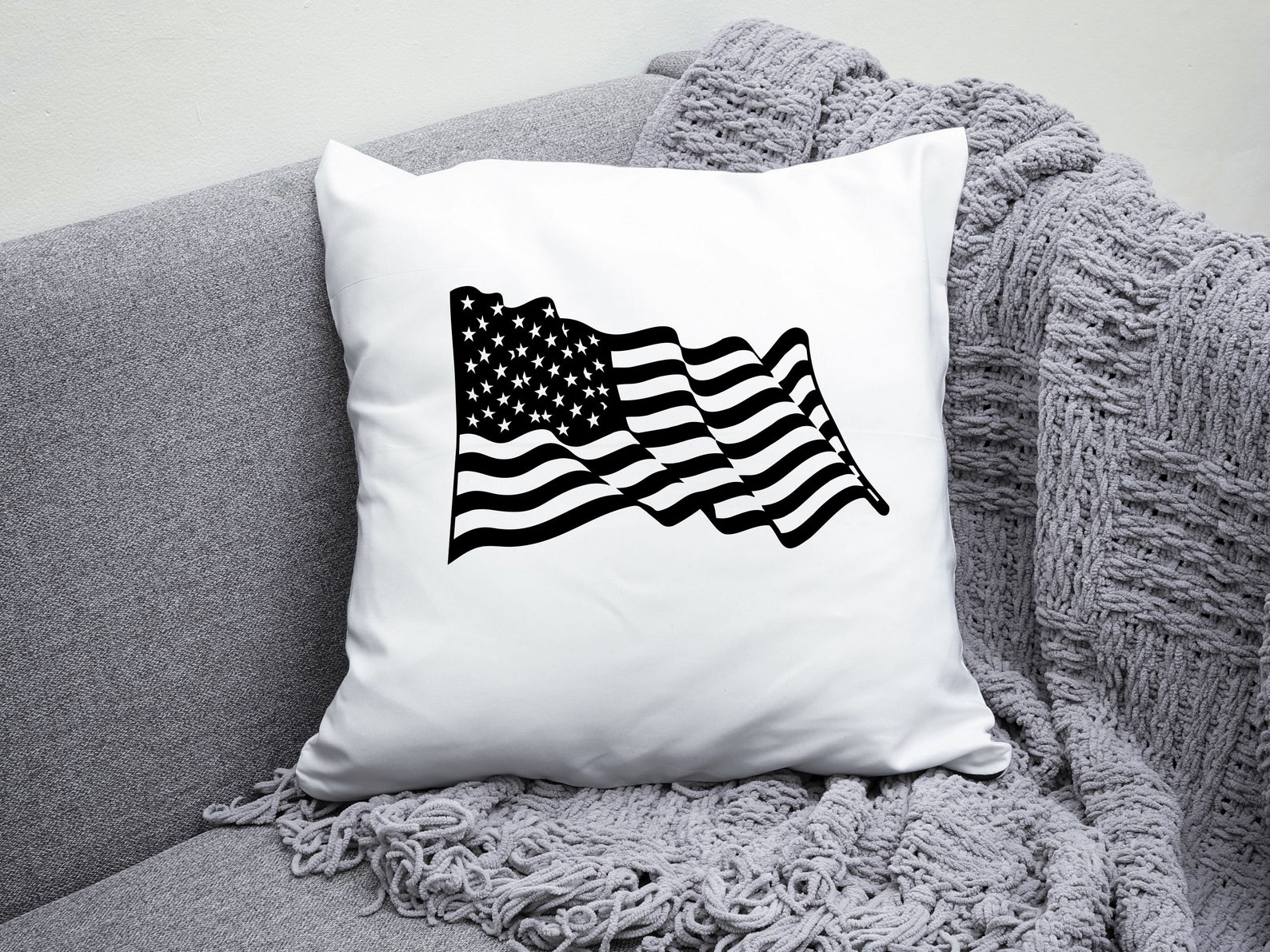 USA Flag Dxf Files Usa Flag Laser Cut Usa Flag Svg File for Cricut Usa ...