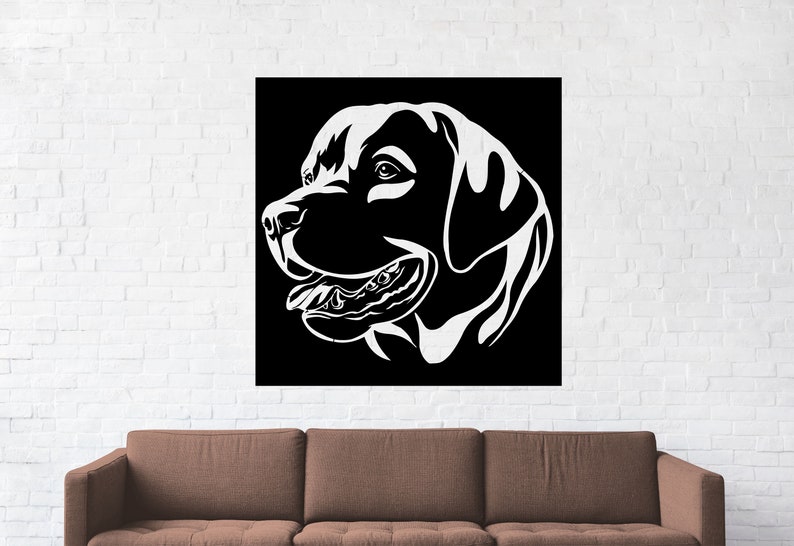 Labrador Dxf Files Labrador Laser Cut Labrador Svg File for Cricut ...