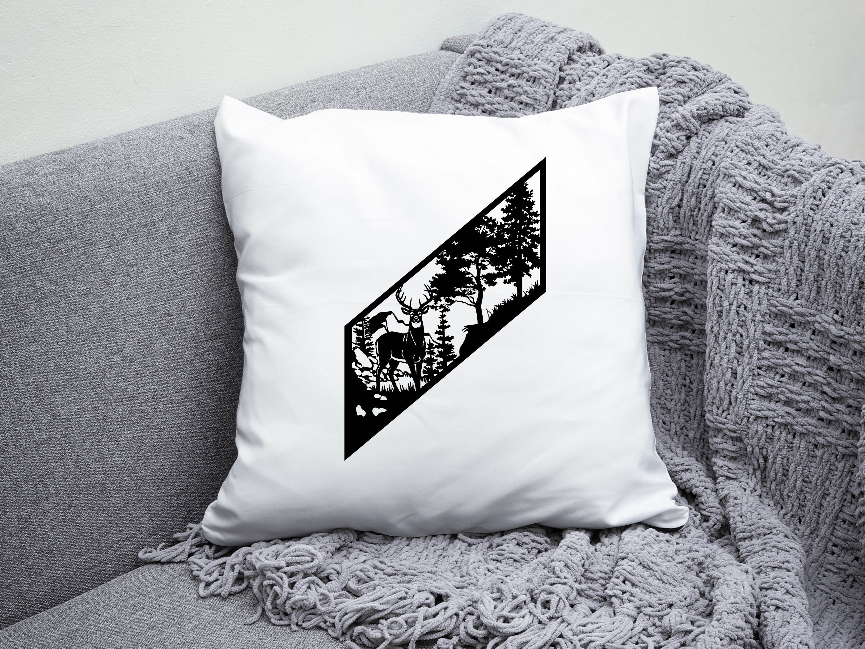 Deer Dxf Files Deer Laser Cut Deer Svg File for Cricut Deer Metal Wall ...