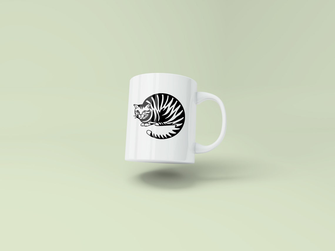 Cat Dxf Files Kitty Laser Cut Kitten Svg File for Cricut - Etsy