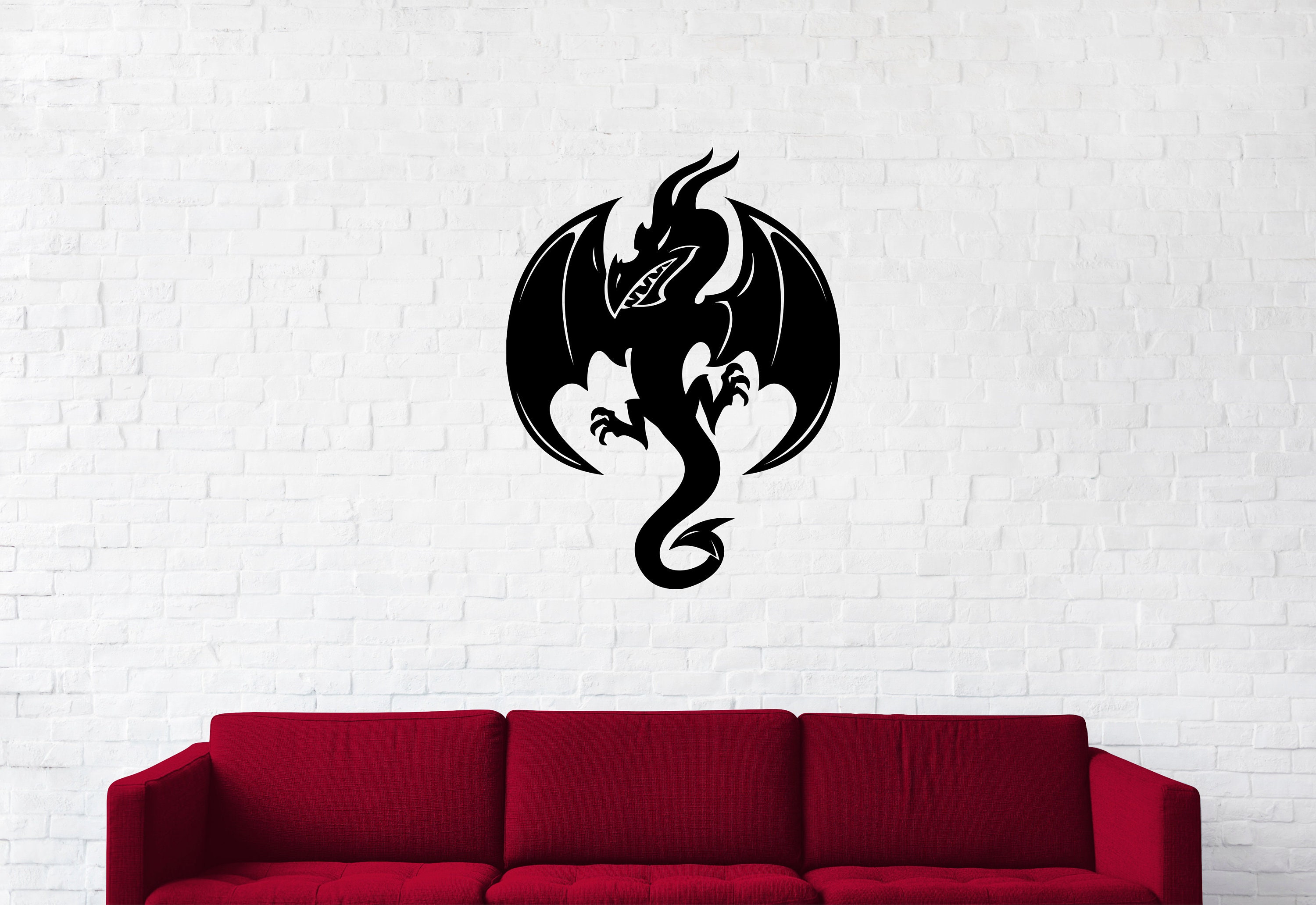 Dragon Dxf Files Mythical Beast Laser Cut Snake Svg File for - Etsy