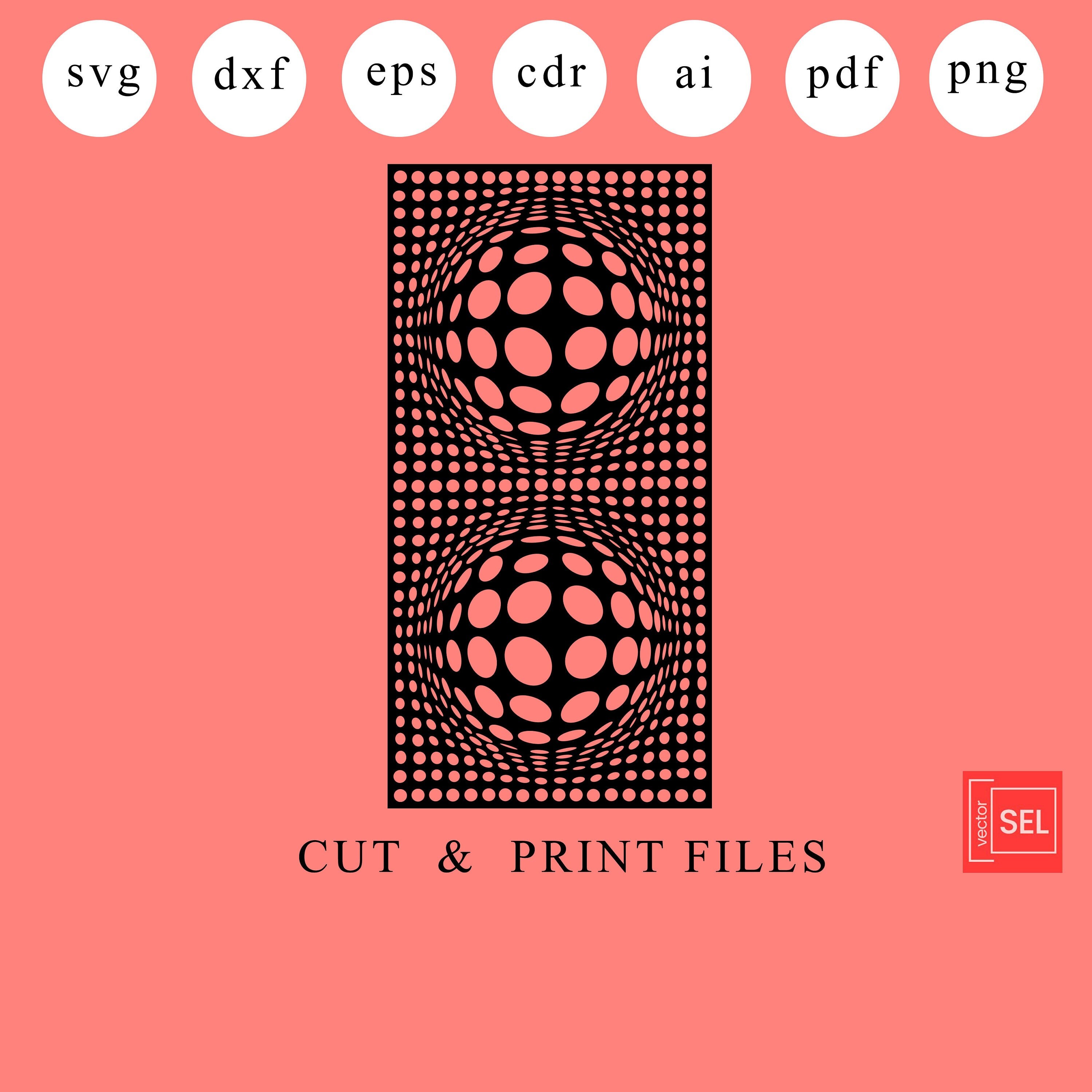 3D Panel Dxf Files 3D Panel Laser Cut 3D Panel Svg File for Cricut 3D ...