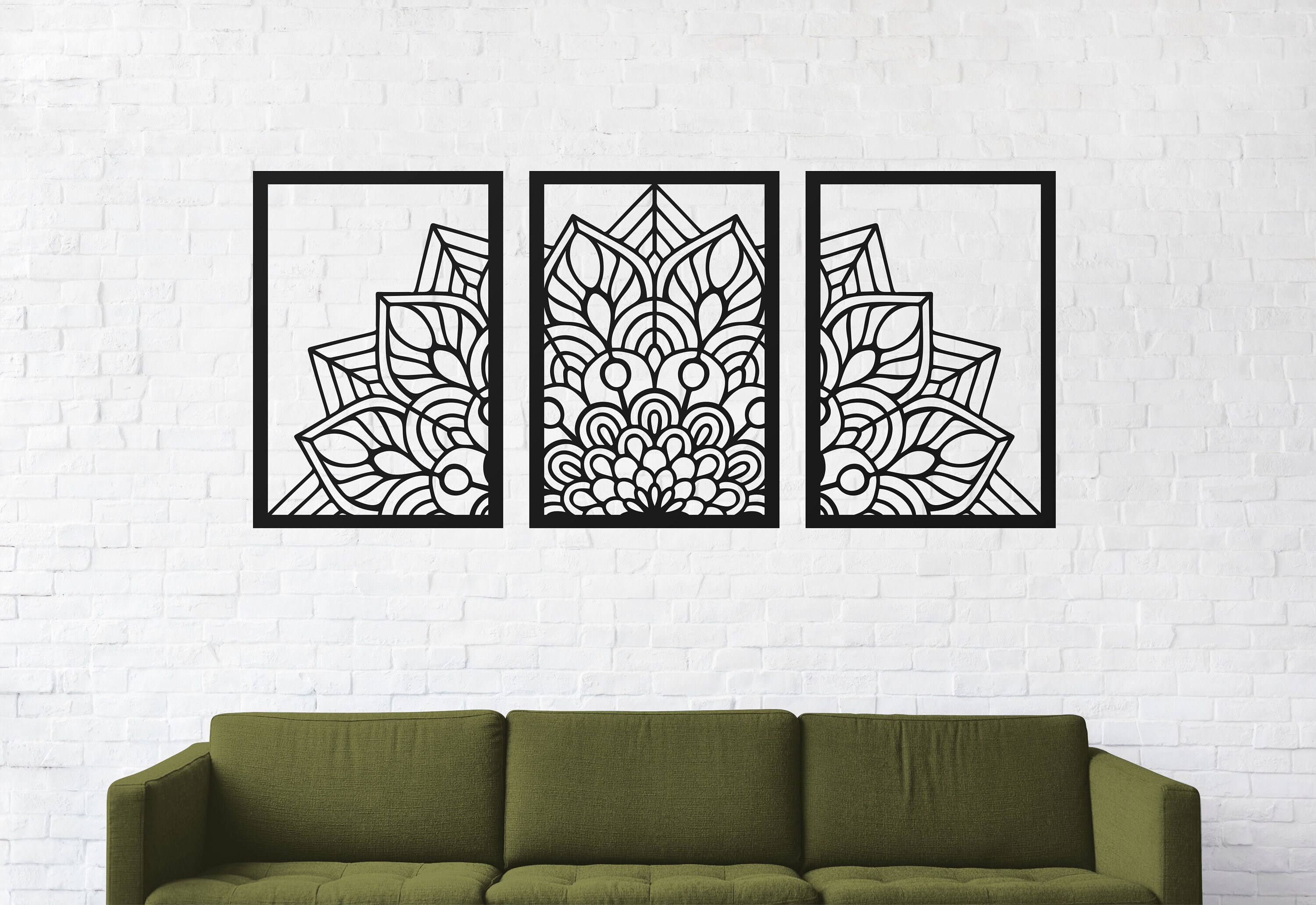 Mandala Dxf Files Mandala Laser Cut Mandala Svg File for Cricut Mandala ...