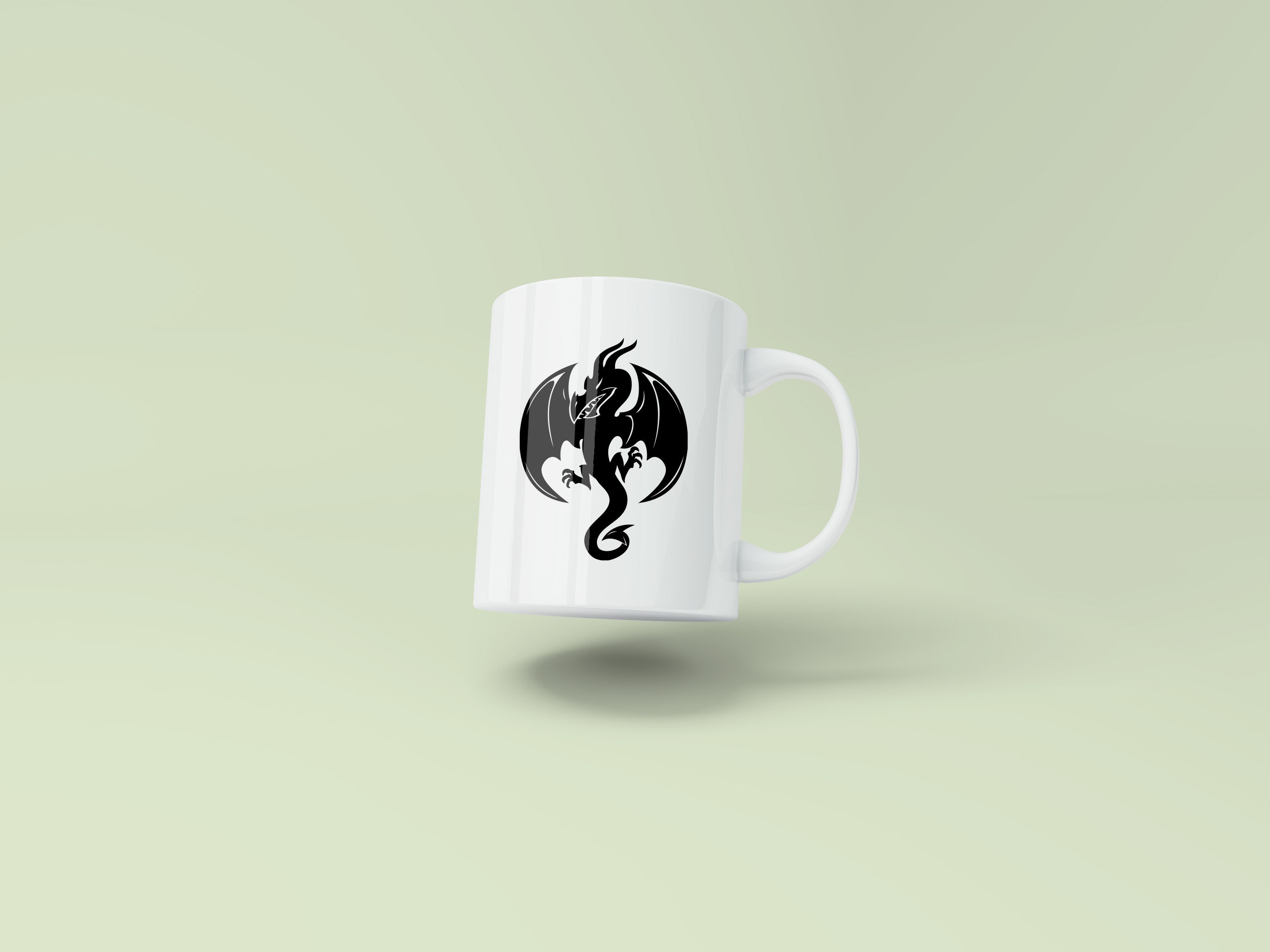 Dragon Dxf Files, Mythical Beast Laser Cut, Snake Svg File for Cricut ...