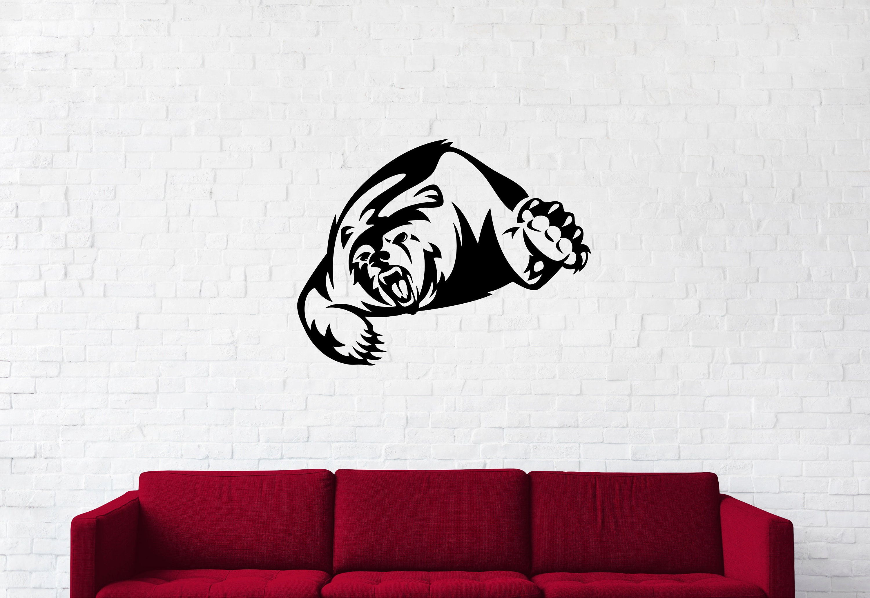 Grizzly Bear Dxf Files, Bear Laser Cut, Ursine Bird Svg File for Cricut ...