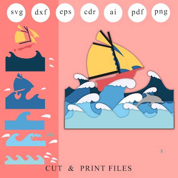 Boot Dxf Dateien Boot Laser cut Boot Svg File For Cricut Boot - Etsy.de