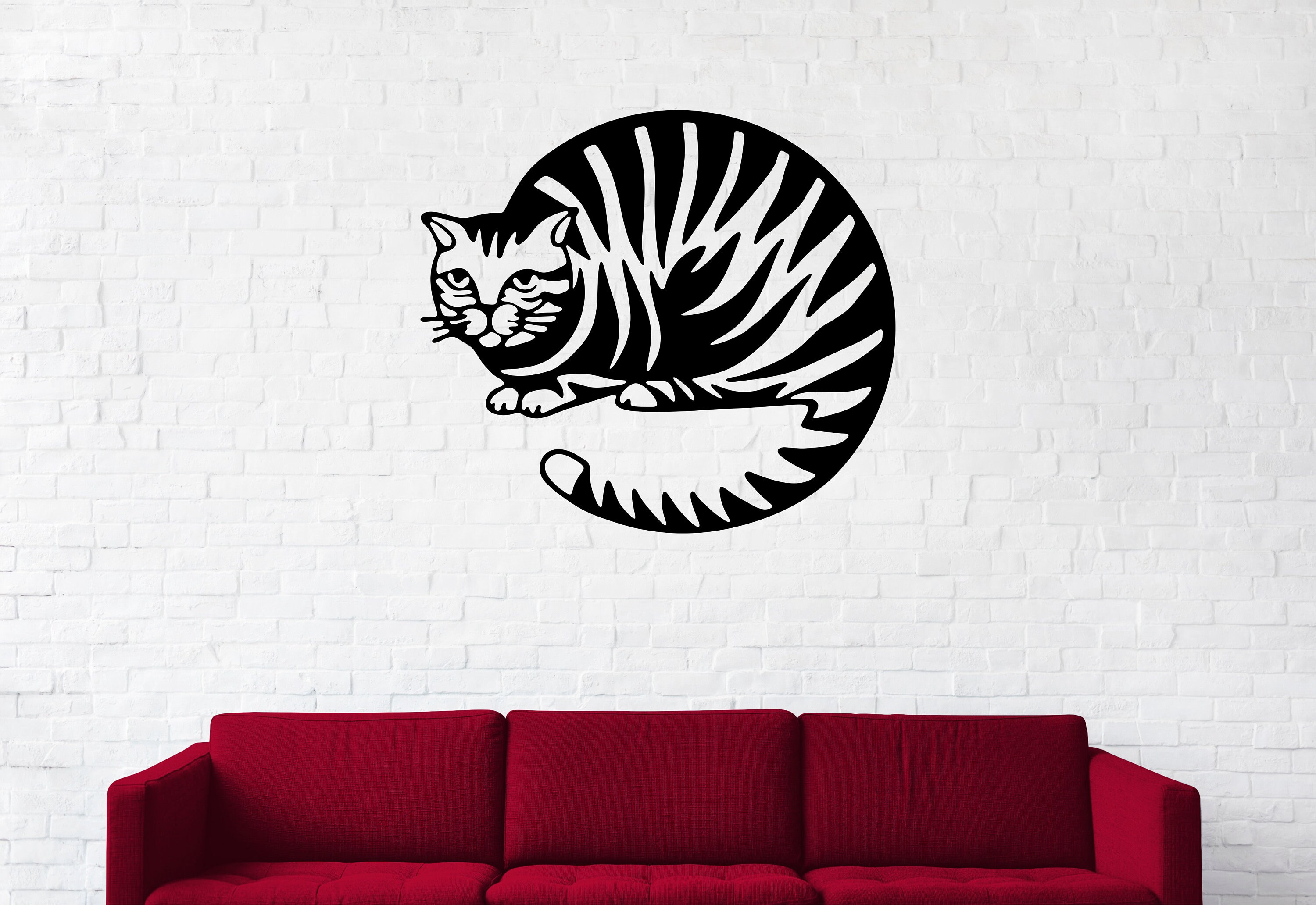 Cat Dxf Files Kitty Laser Cut Kitten Svg File for Cricut - Etsy