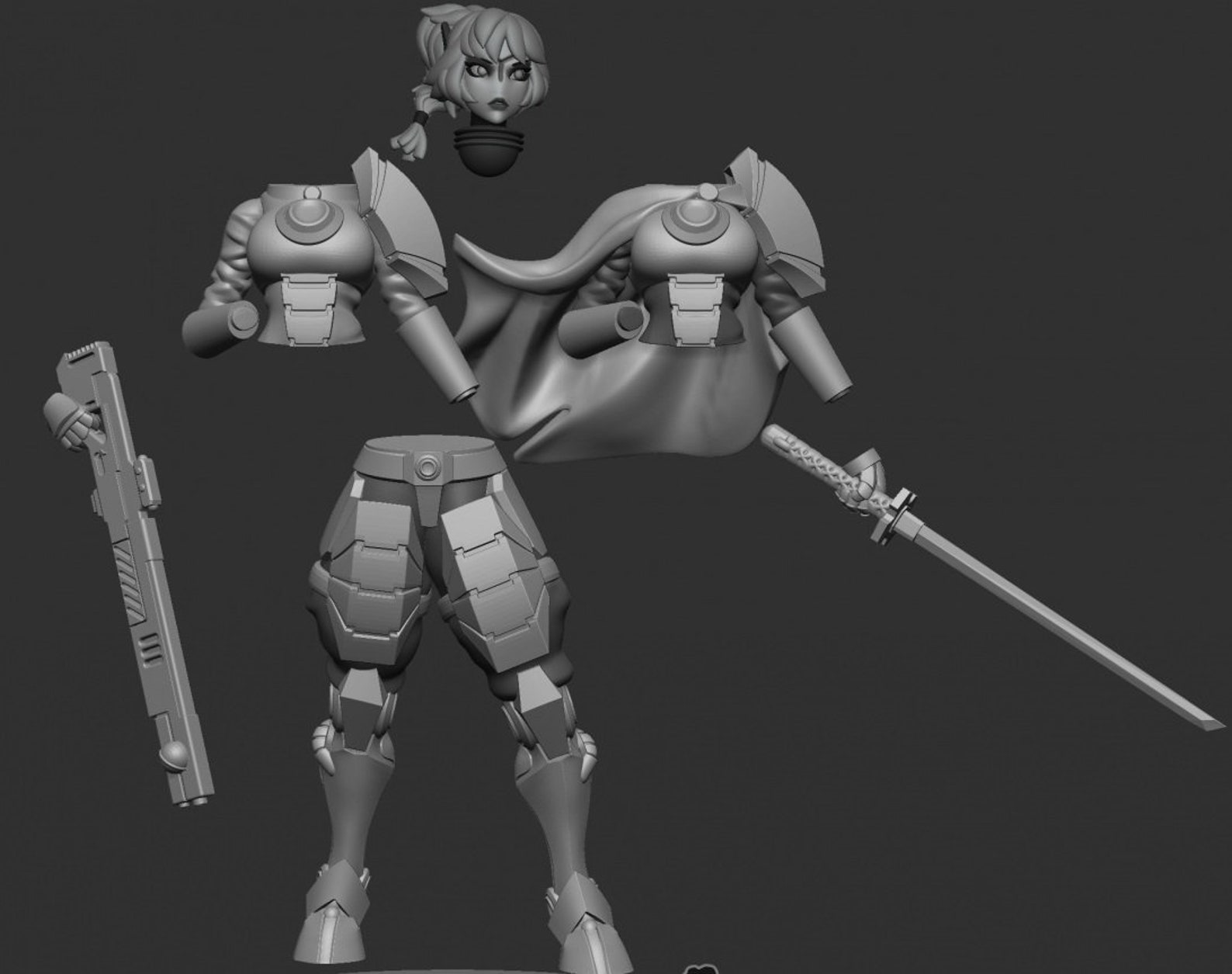 28mm/54mm/75mm Female Alien Scifi Officer Greater Good - Etsy