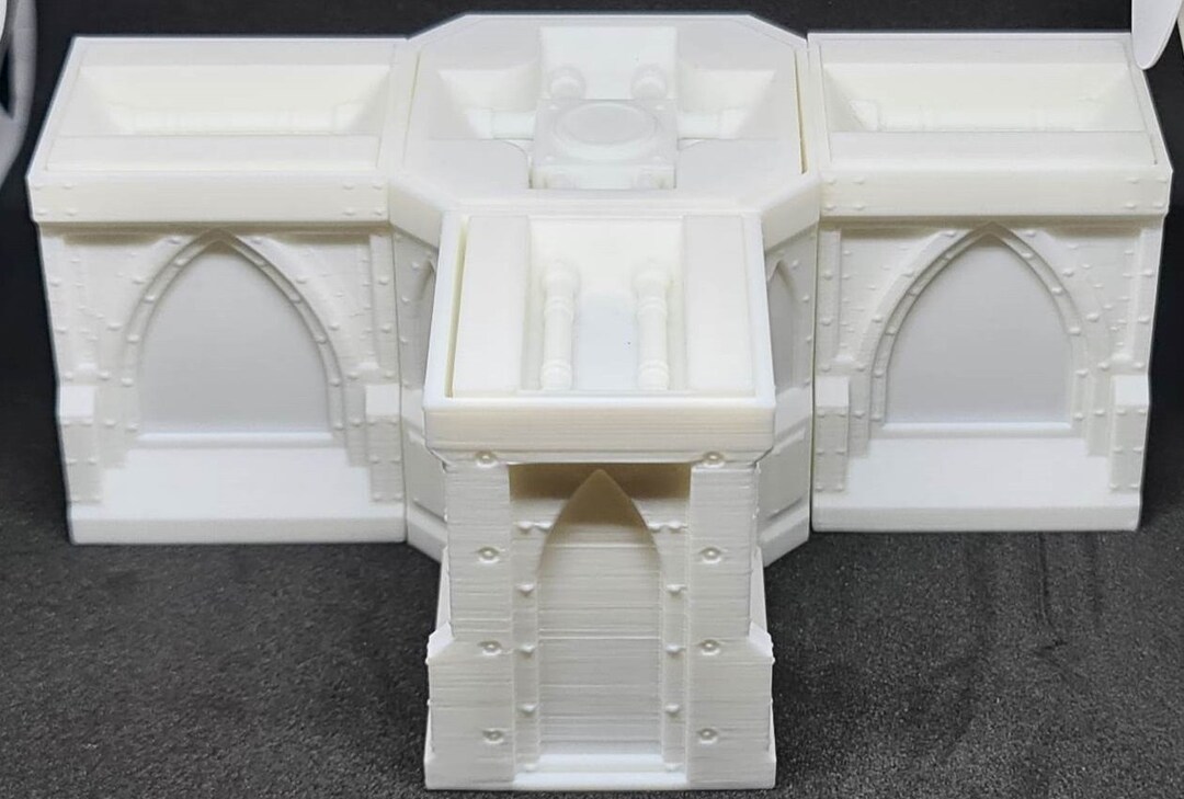 Underhive Zone Walls Columns Terrain Space Ship Heresy Terrain 28mm ...