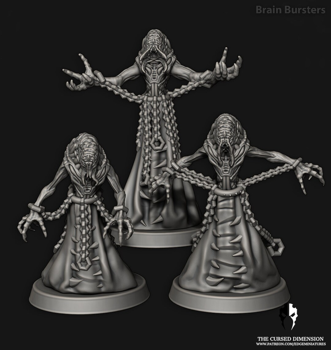 28mm Brain Burster Monsters Rpg Wargame Models - Etsy