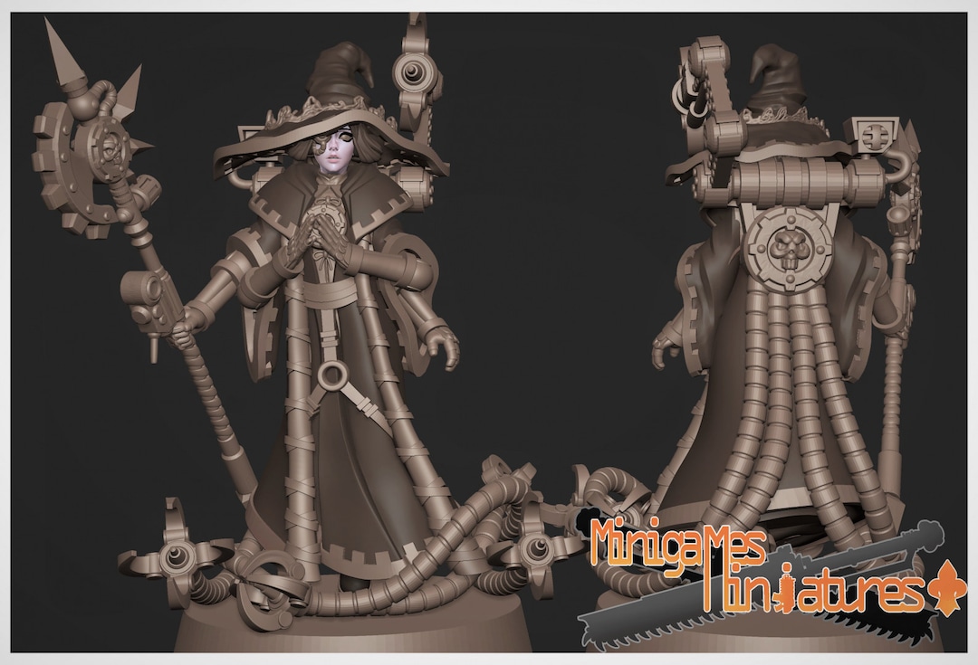 28mm/54mm/75mm Female Tech Priestess Ranni Anime Figurine ...