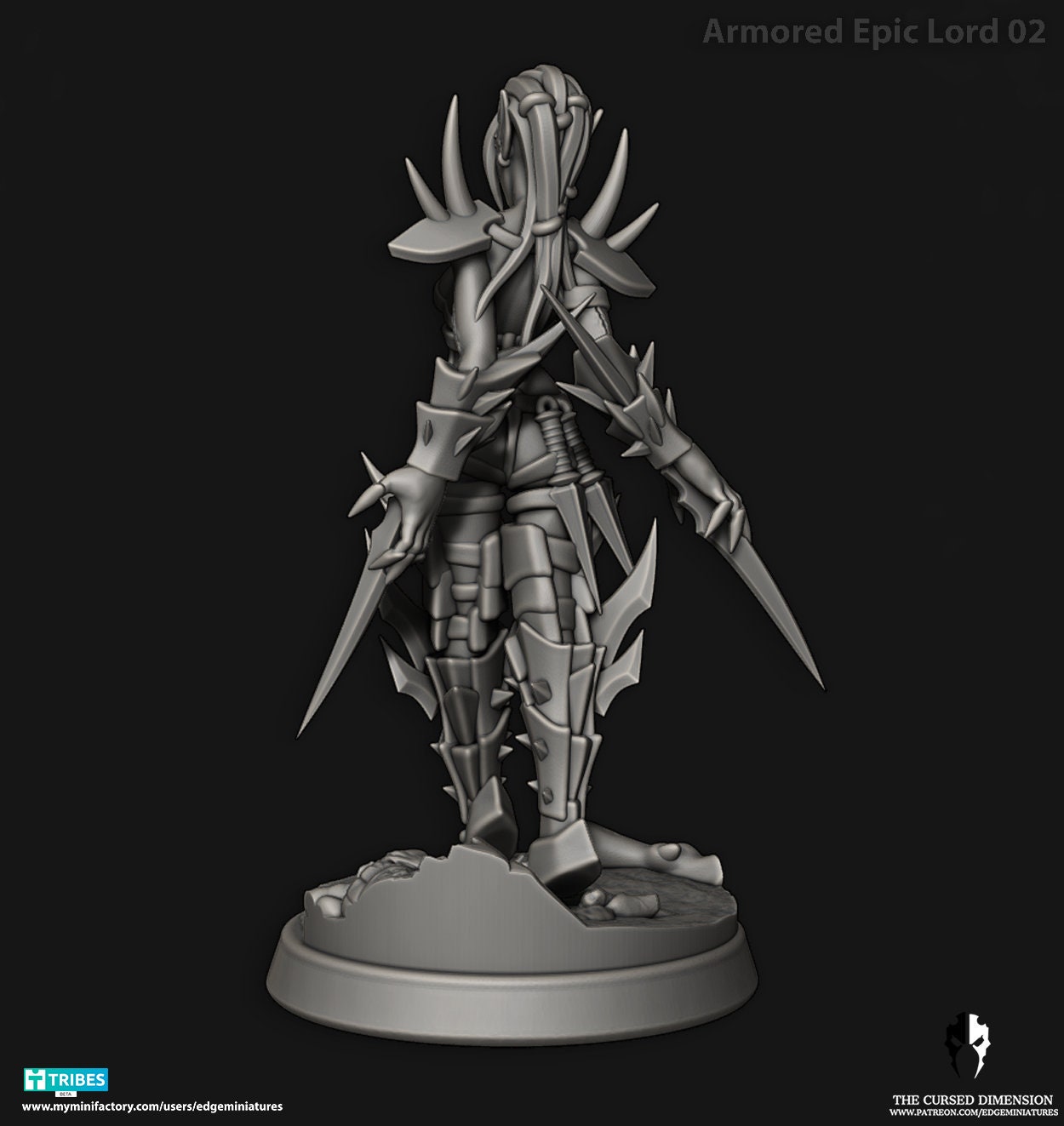 28mm Space Dark Elf Lord Commander - Etsy