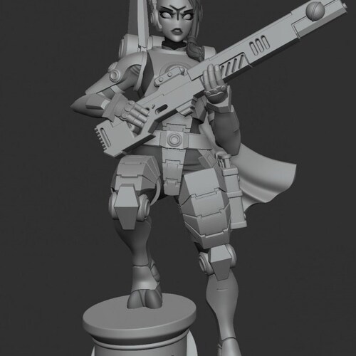 28mm/54mm/75mm Female Alien Scifi Officer Greater Good - Etsy