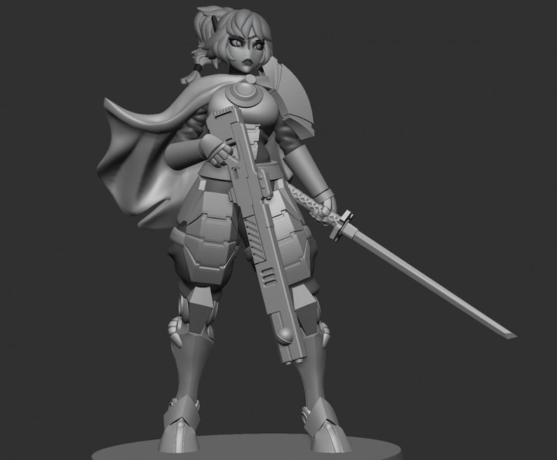 28mm/54mm/75mm Female Alien Scifi Officer Greater Good - Etsy