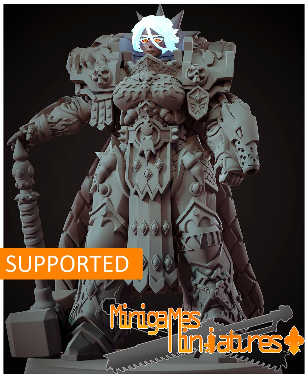 Legionnaire Matriarch Prime Space Lizards V2, 28mm Scale - Etsy