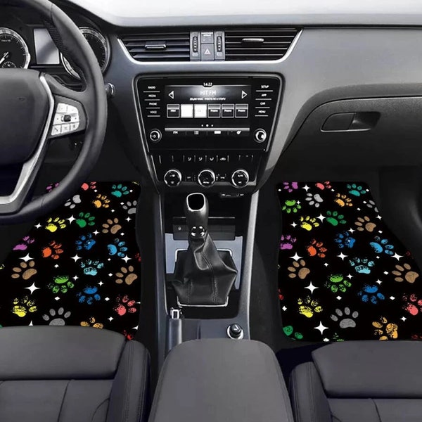 Paw Print Car Floor Mats - Etsy