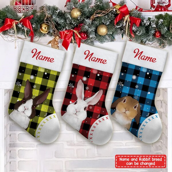 Christmas Rabbit - Etsy