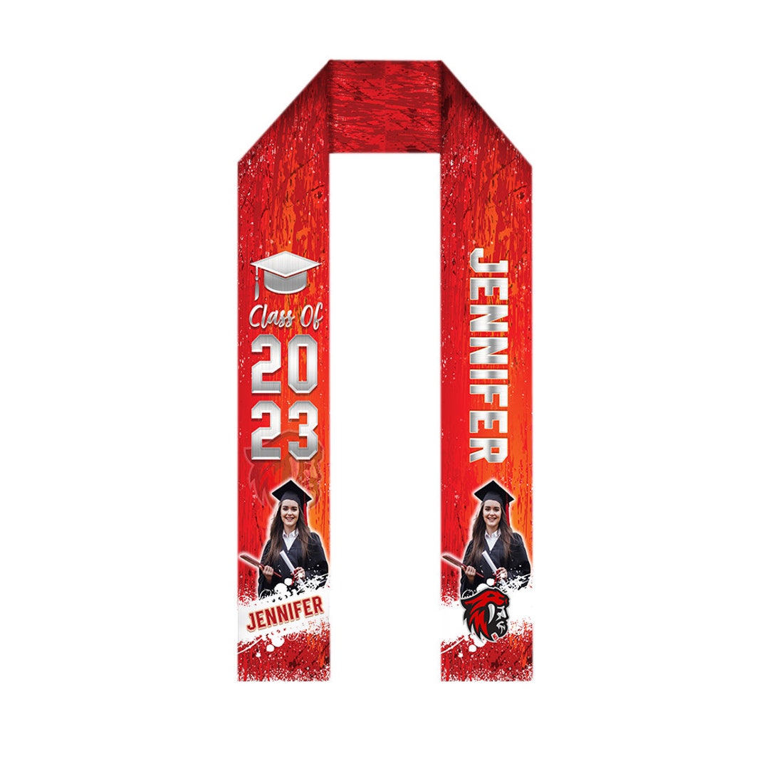 Personalized Graduation Stole, Custom Graduate Stoles 72in, Graduation ...