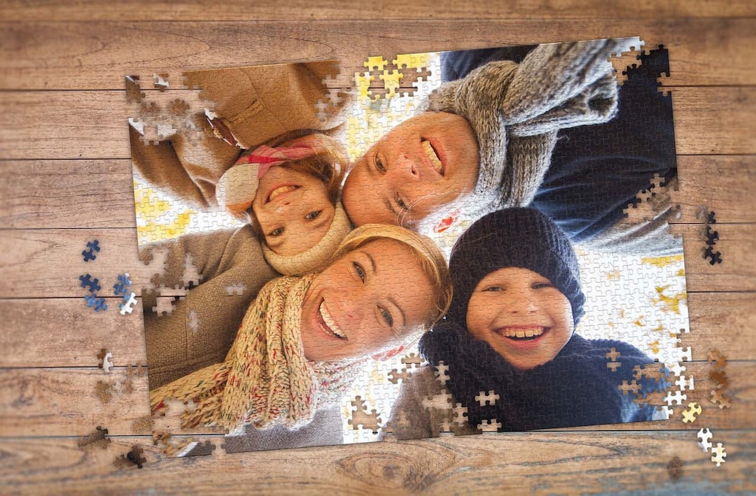 Personalized 1000 Pieces Photo Puzzle, Custom Photo Puzzle 1000 Pieces, Create Your Own Photo ...