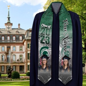 Personalized Graduation Stole, Custom Graduate Stoles 72in, Graduation ...