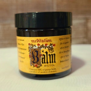 Meditation Oil - Balm 60g - Etsy