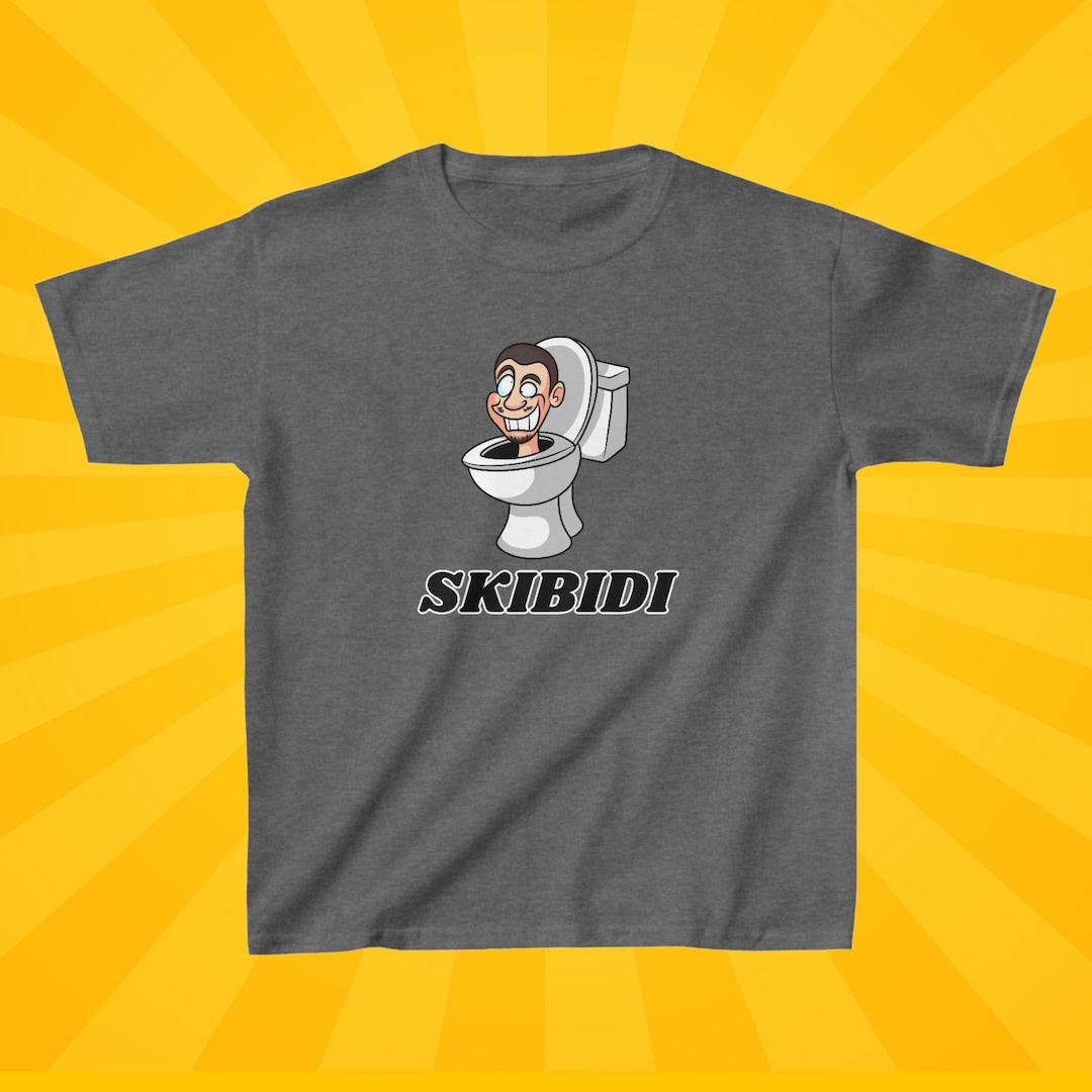 Skibidi Toilet Kids Shirt - Skibidi, Gyatt, Rizzler, Fanum Tax and ...