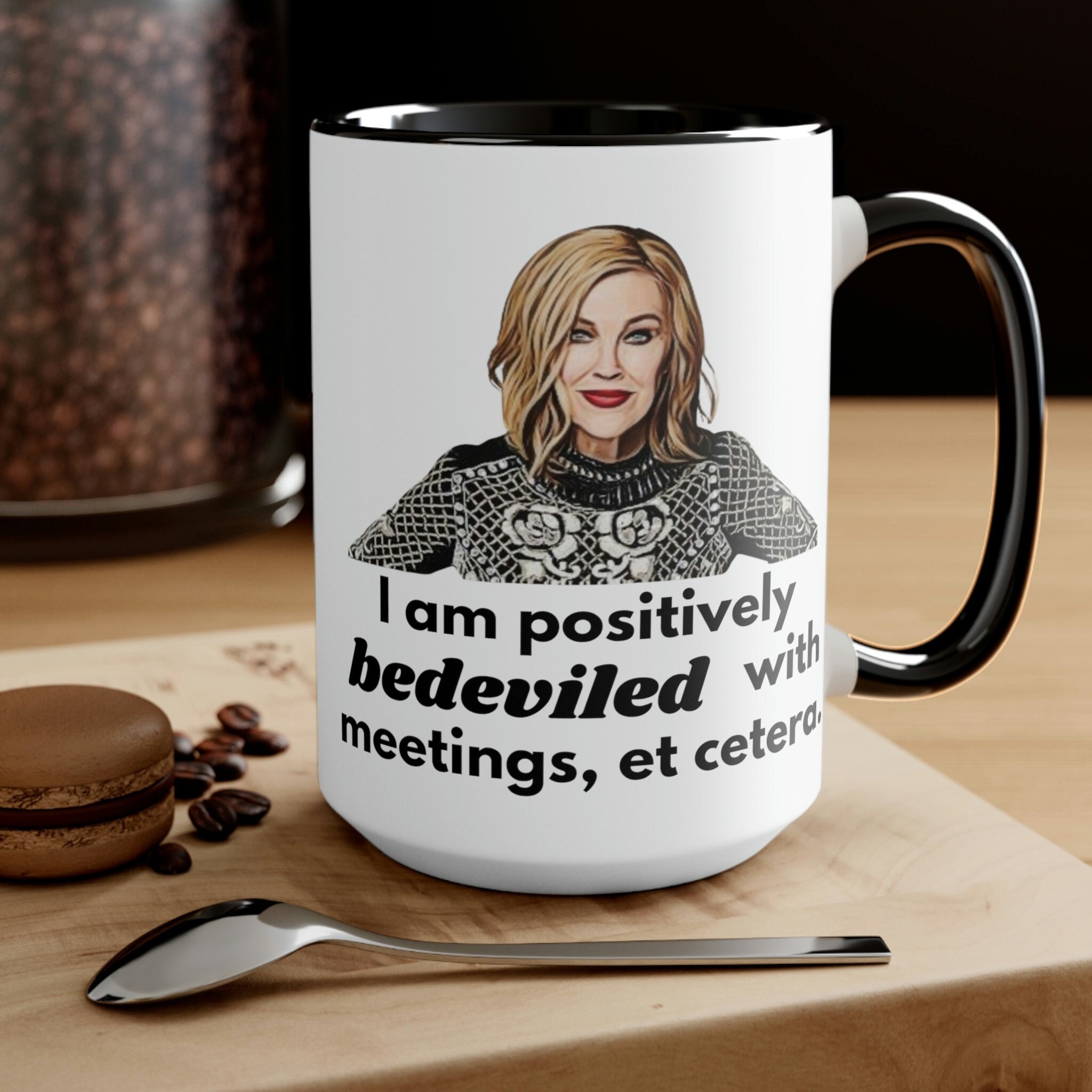 Moira Rose Mug | Bedeviled With Meetings Mug | Creek Mug - Etsy