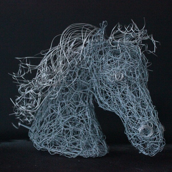 Horse Head Sculpture - Etsy