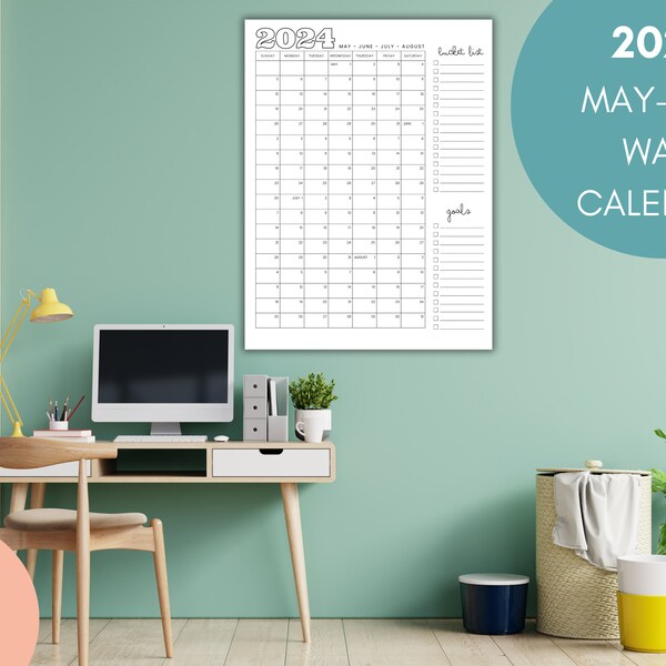 Summer Calendar - Etsy
