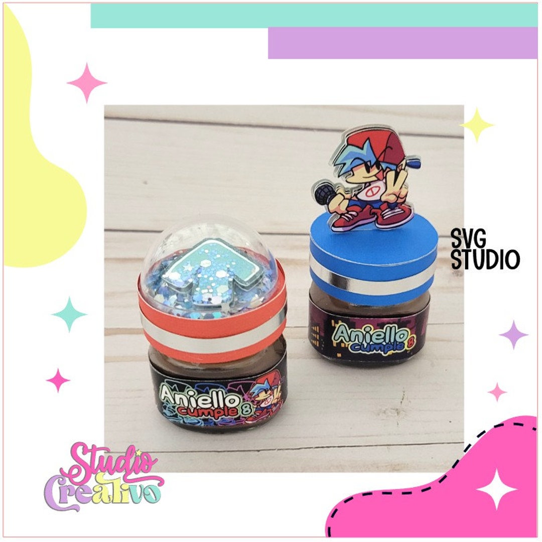 Mini Nutella Jar Wrapper Template, Compatible With Silhouette and ...