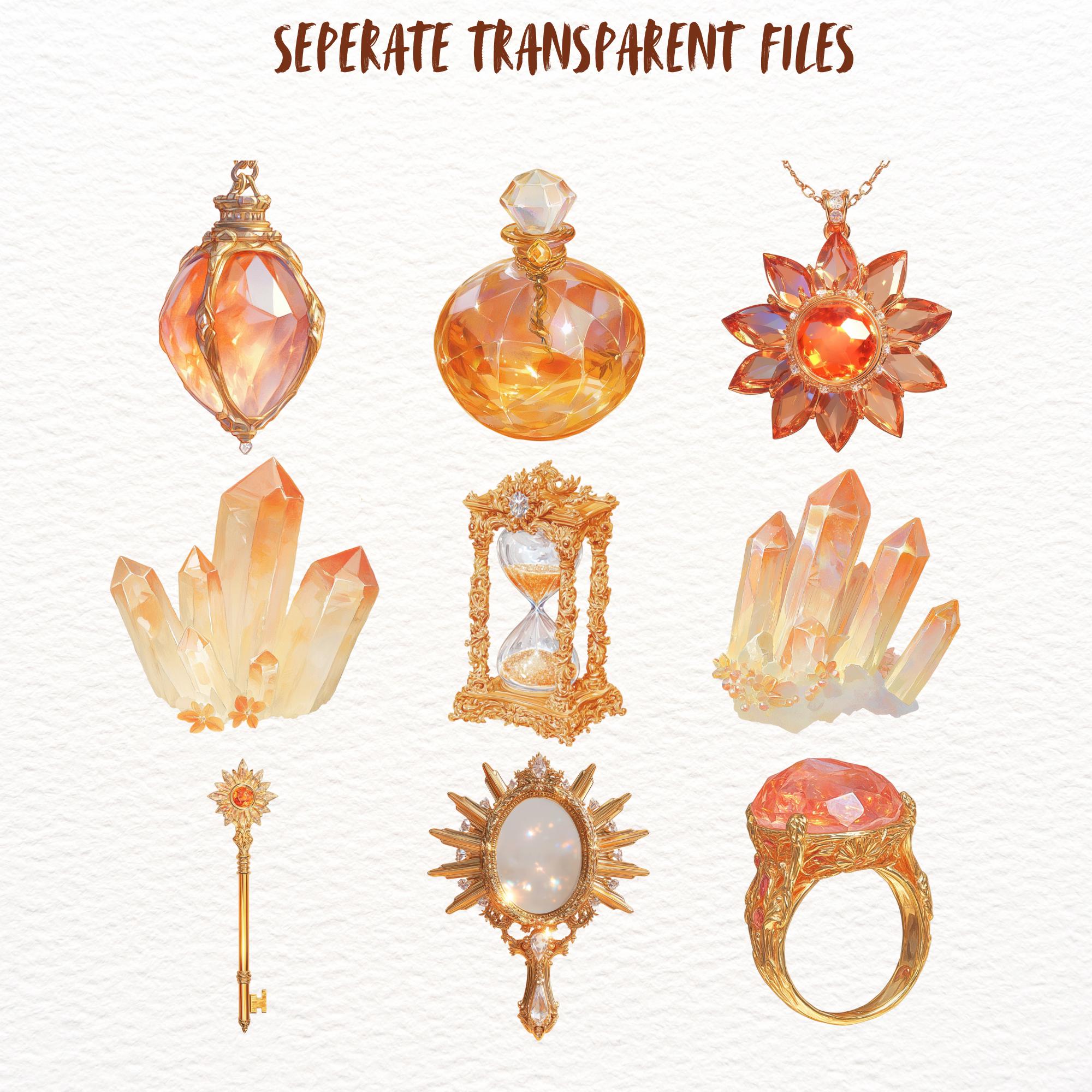 Witchy Sun Witch Clipart Bundle Celestial Wicca Sticker Set Magical ...