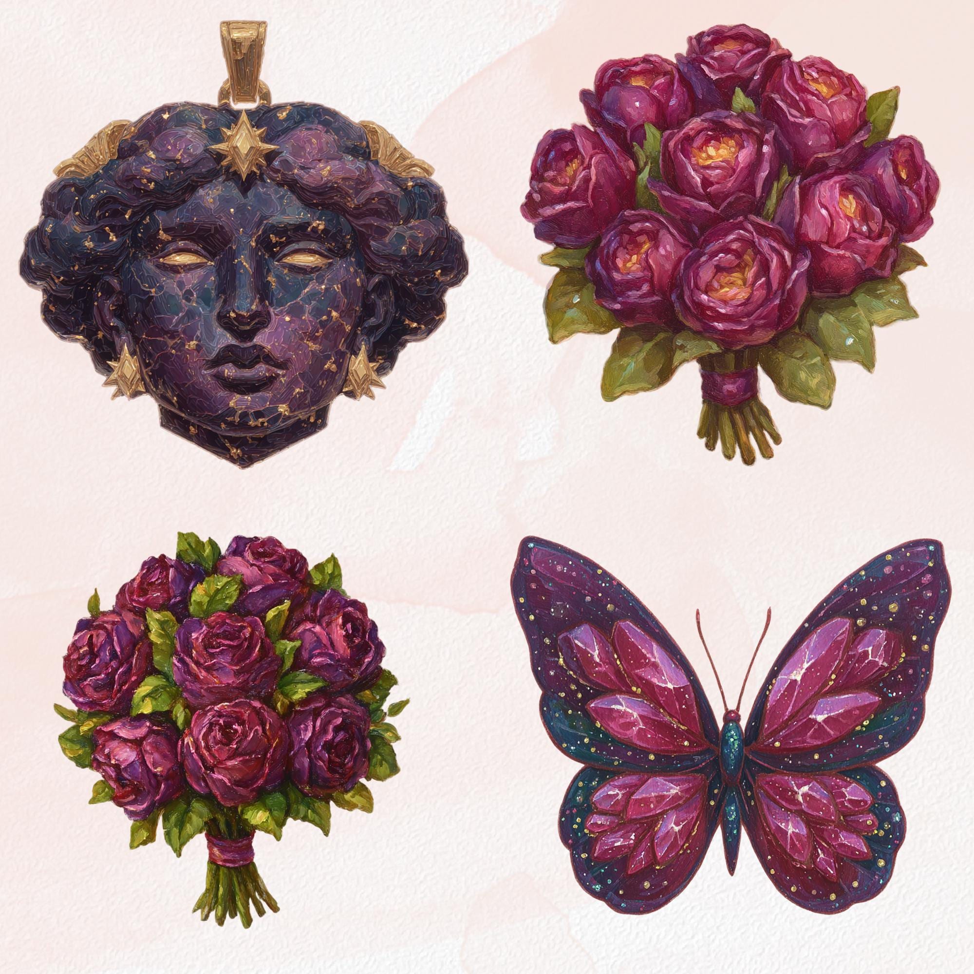 Persephones Gifts Clipart Bundle Vintage Set Goodnote Sticker ...