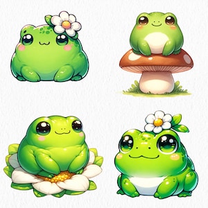 Kawaii Chunky Toad Digital Stickers, Valentine Png, Cute Toad Png,funny ...