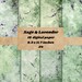 Sage and Lavender Watercolor Digital Paper Background, Nature ...