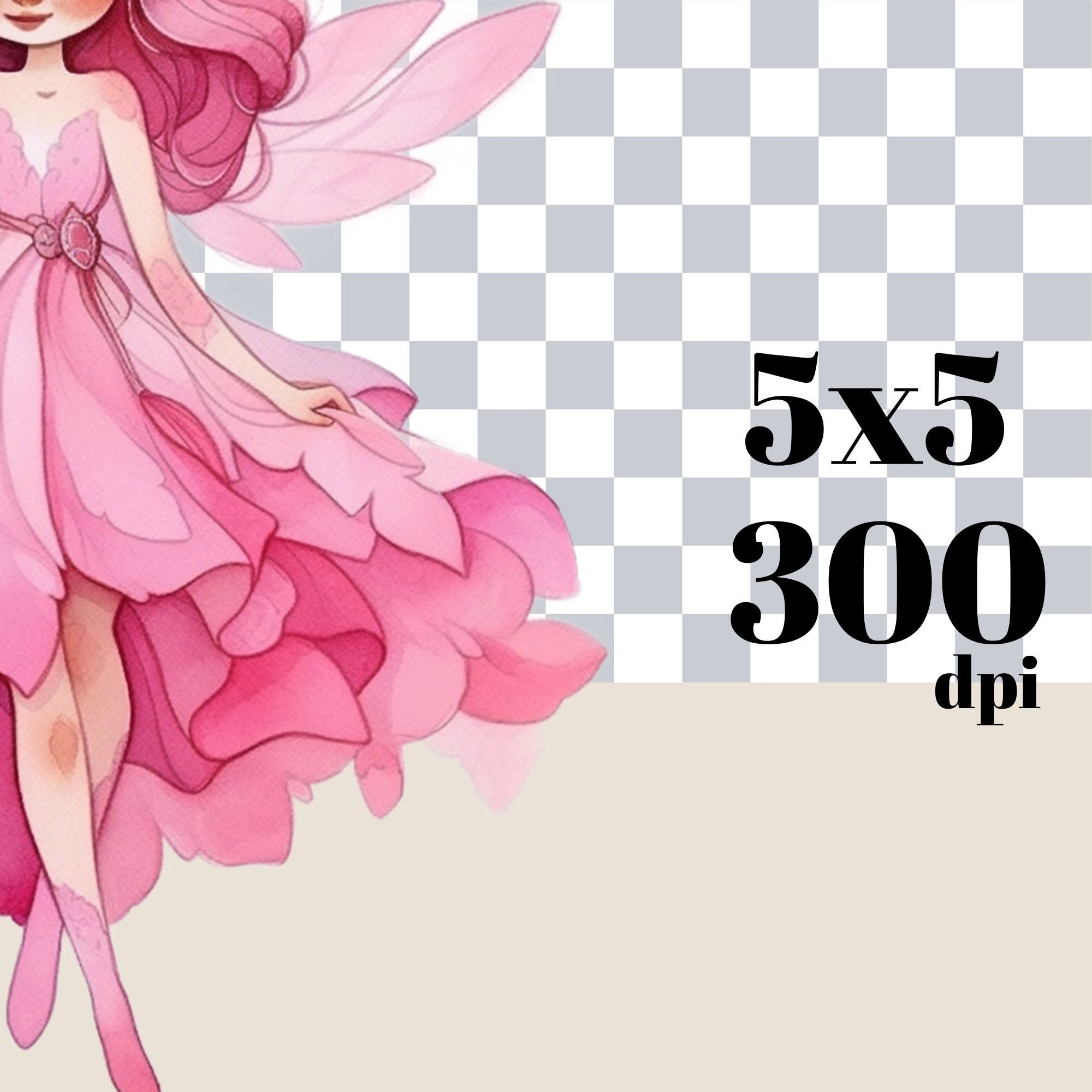 Cute Flower Fairies Clipart Bundle, Fairytale Clipart, Floral Png ...