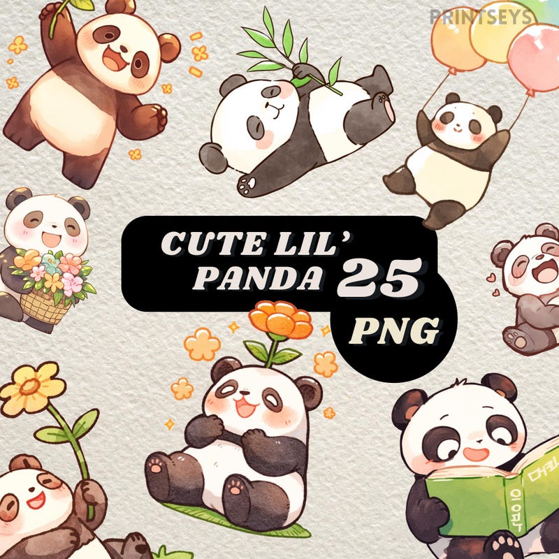 Kawaii Panda - Etsy