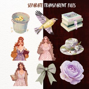 Watercolor Cozy Cottage Clipart, Cottagecore Clip Art, Rustic Clipart ...