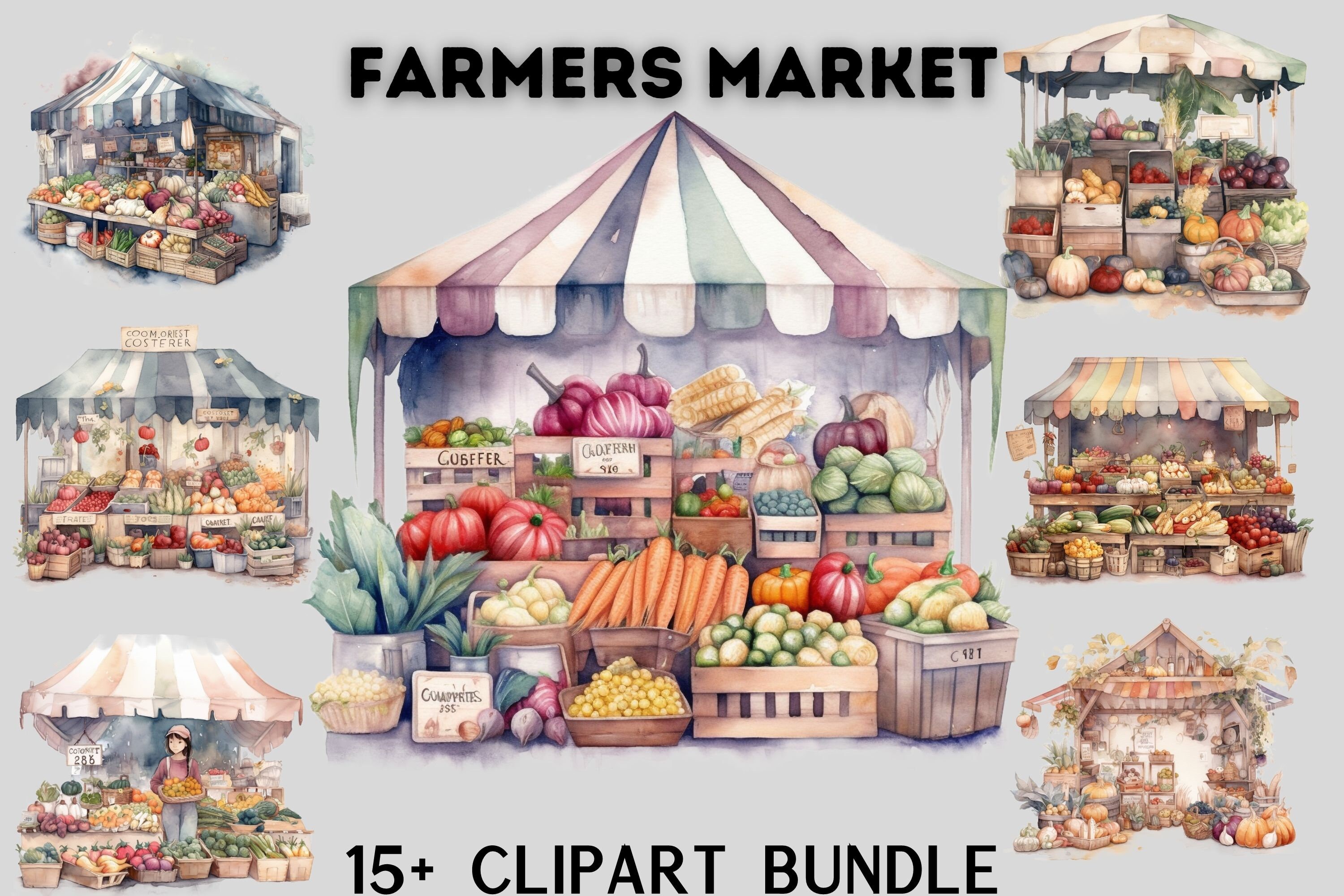 Farmers Market Clip Art