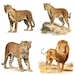 Best BIG Cat Clipart Bundle, Tiger, Lion, Lynx, Cheetah, Jaguar Png ...