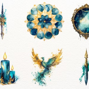 Arabian Night Witch Clipart Bundle, Witch Clip Art Png, Magic Clip Art ...