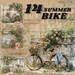 Watercolour Cozy Summer Vintage Bike Digital Stickers, Clipart Bundle ...