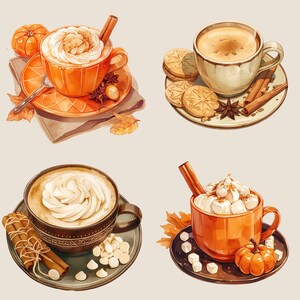 Cozy Cold Weather Coffee Clipart Bundle, Coffee Time Digital Sticker ...